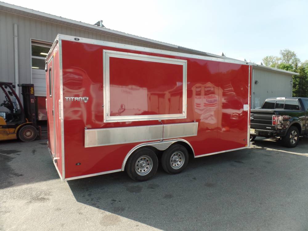 EXAMPLE / Concession Trailer Custom Built , Exhaust Hood, Sinks ...