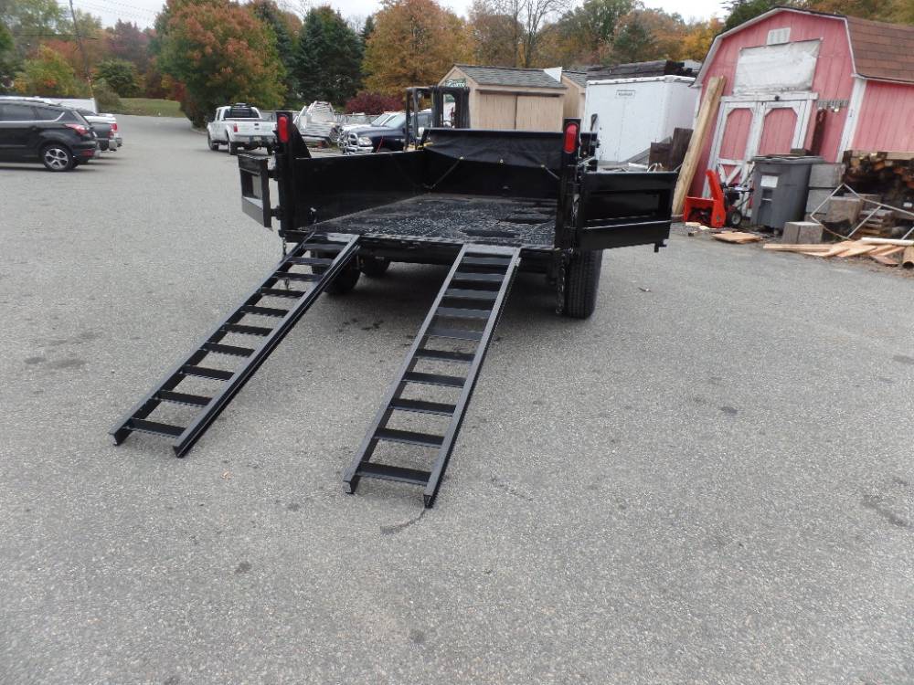 Dump Trailer 6X12 9,990 lb. GVWR, tarp and roller, ramps, power up ...