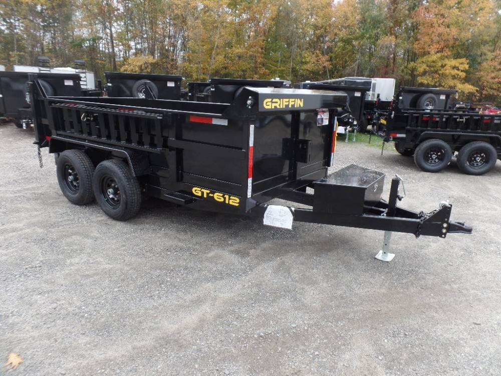Dump Trailer 6X12 9,990 lb. GVWR, tarp and roller, ramps, power up ...