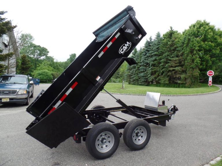 6 X 10 Dump Trailers with Tarp and Roller, 11,960 lb. GVWR, CAM ...