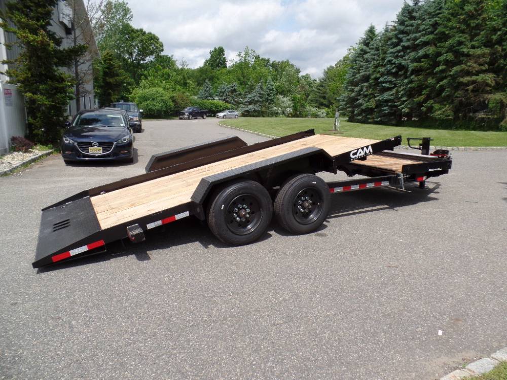 8 TON TILT Trailer, Split Tilt 16 ft. of flat deck, 4 ft. stationary ...