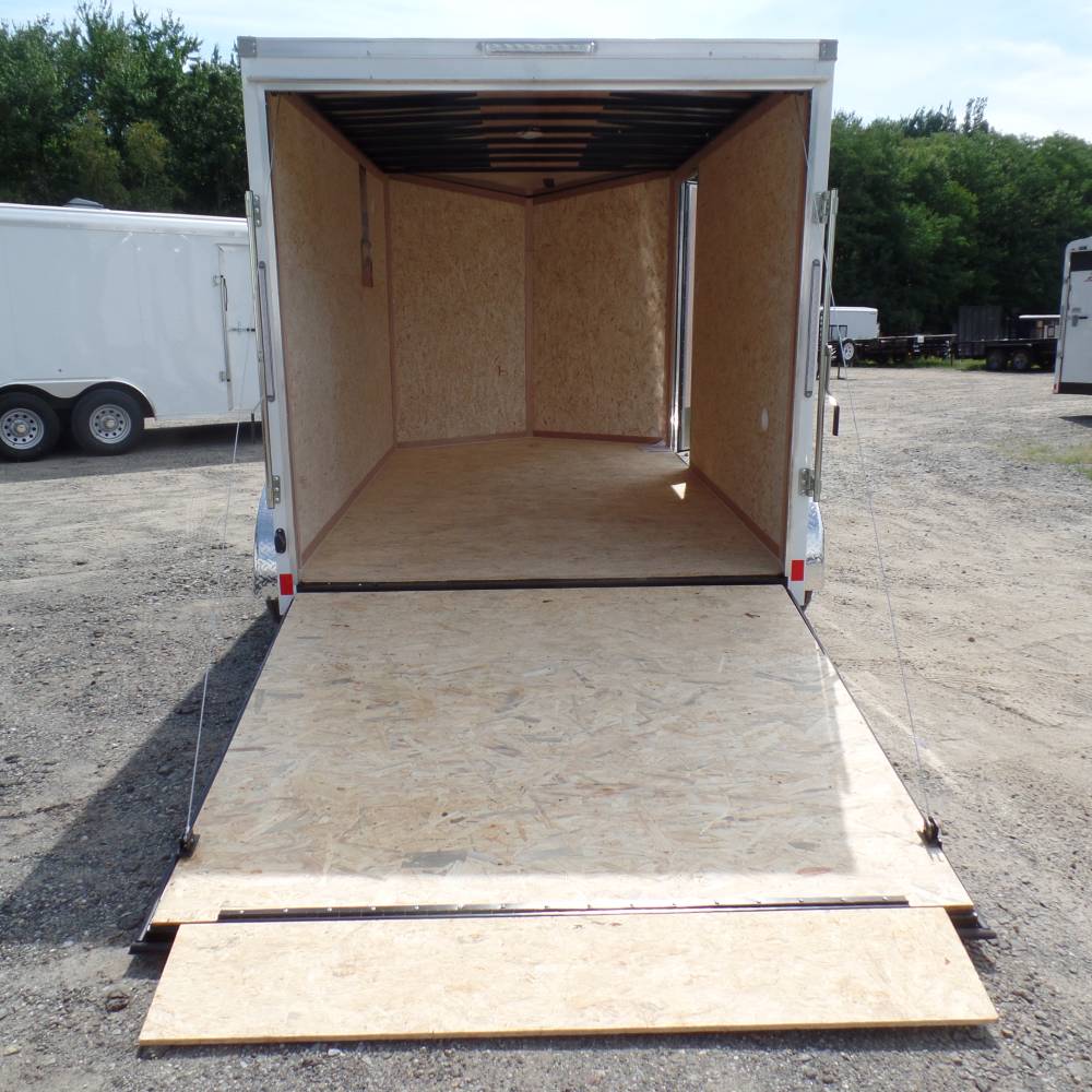7X12 Enclosed Tandem Axle Trailer, 7,000 lb. GVWR, 6' 6" interior ...