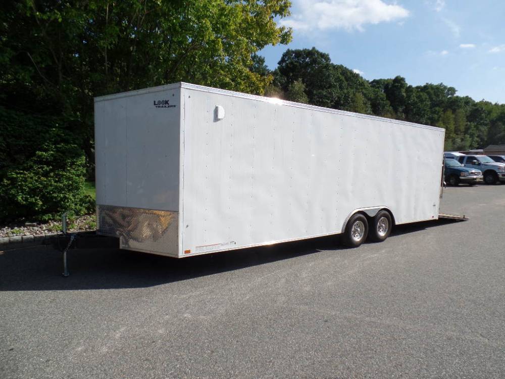 EXAMPLE - 8.5X24 Slope V Nose Enclosed Car Trailer, 9,990GVWR ...