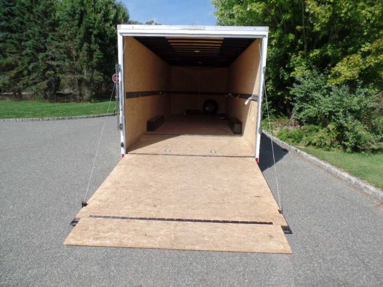 EXAMPLE - 8.5X24 Slope V Nose Enclosed Car Trailer, 9,990GVWR ...