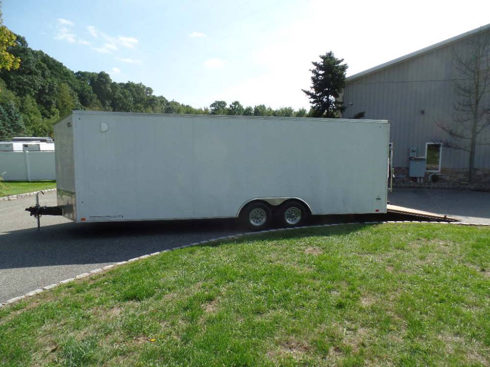 EXAMPLE - 8.5X24 Slope V Nose Enclosed Car Trailer, 9,990GVWR ...