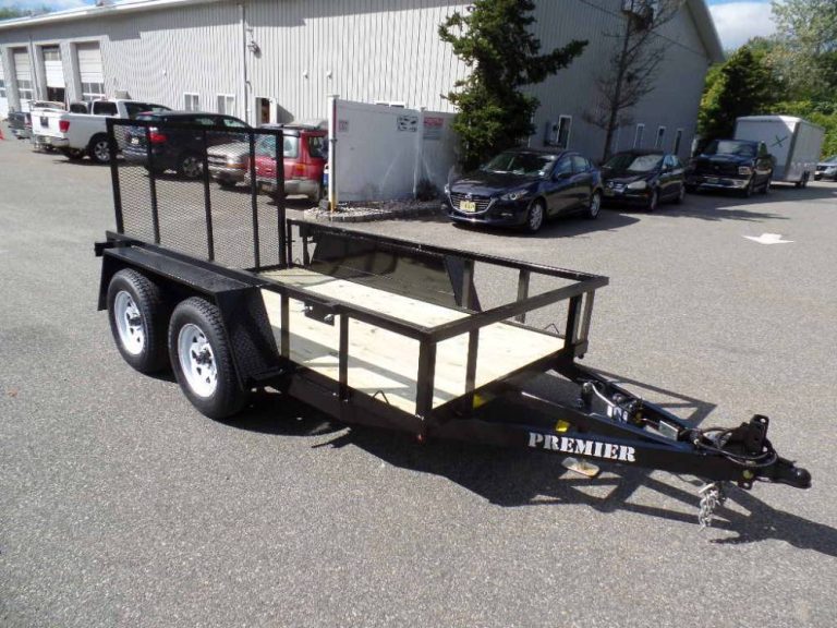 Small But Mighty 5X10 Utility Trailer, Very Low Deck Height to load ...