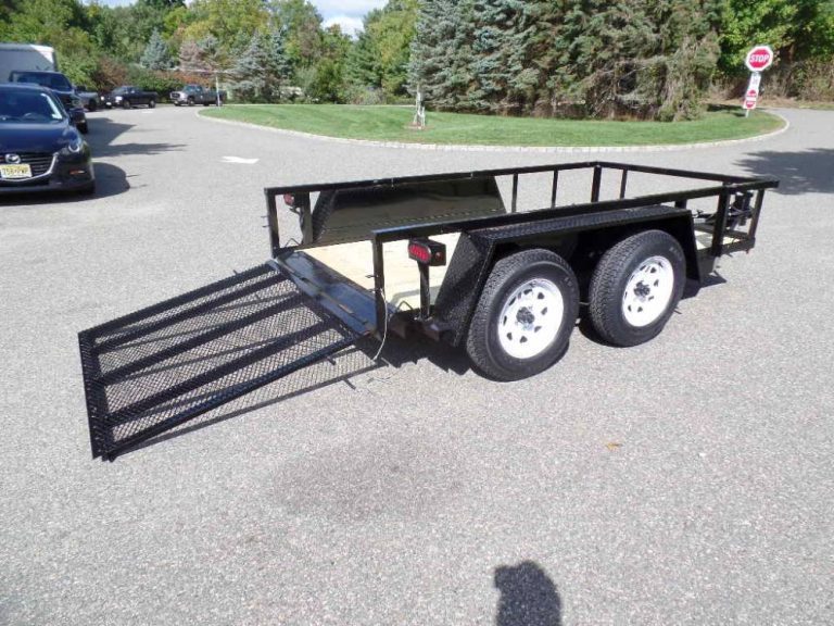 Small But Mighty 5X10 Utility Trailer, Very Low Deck Height to load ...