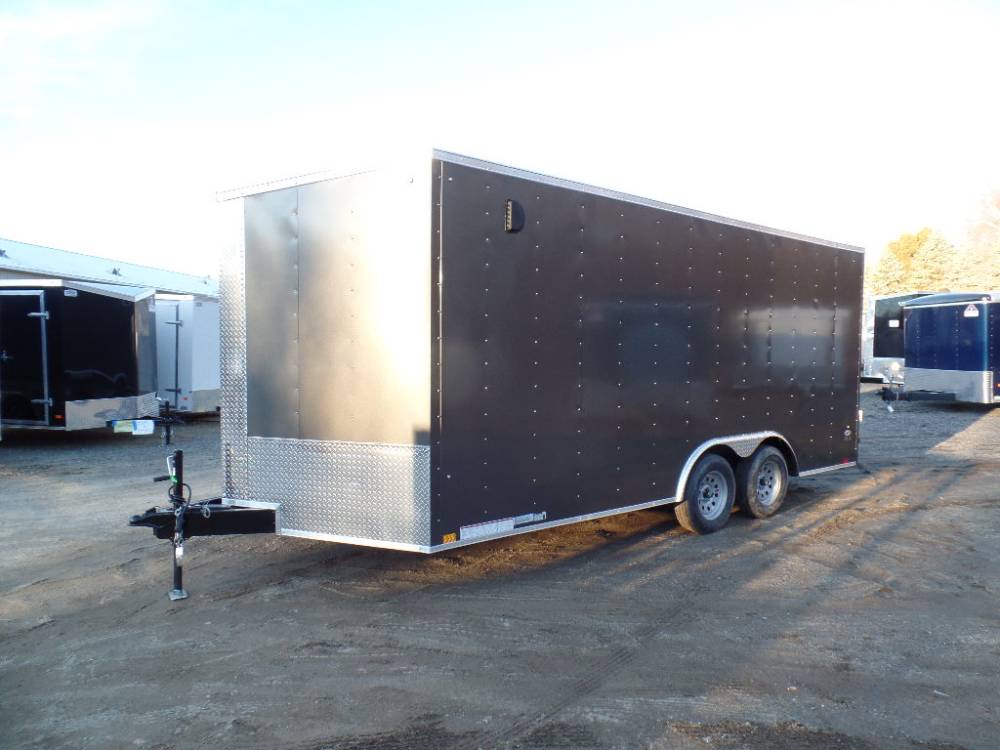 EXAMPLE - Enclosed Car Trailer 8.5X18', Slant 30″ V Nose , 7,000 lb ...