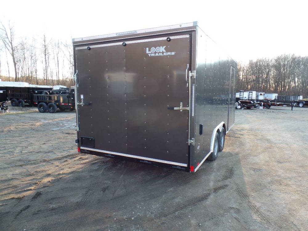 EXAMPLE - Enclosed Car Trailer 8.5X18', Slant 30″ V Nose , 7,000 lb ...