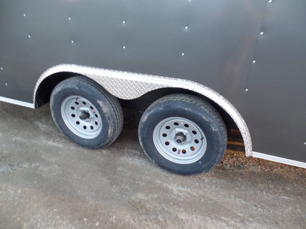 EXAMPLE - Enclosed Car Trailer 8.5X18', Slant 30″ V Nose , 7,000 lb ...