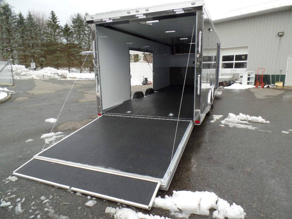 EXAMPLE /ATC 8.5X24 enclosed trailer with big escape door with ...