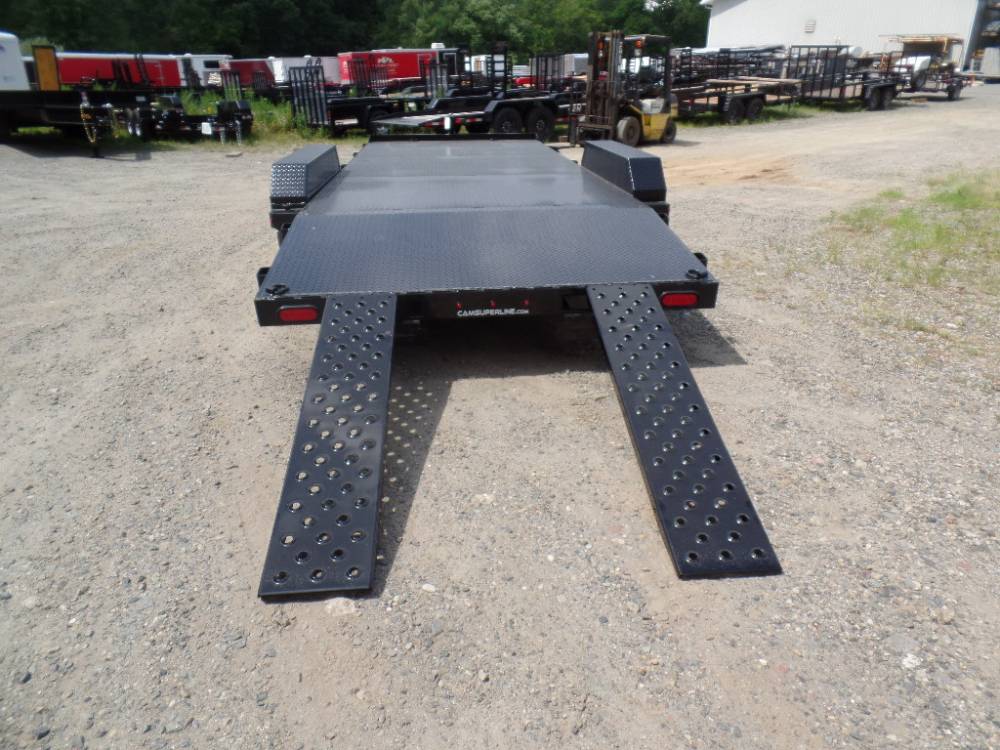 EXAMPLE , CAM Superline Brand, OPEN CAR TRAILER 18 ft, Full Steel Deck ...