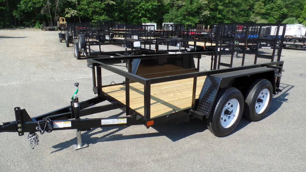 Small But Mighty 5X10 Utility Trailer, Very Low Deck Height to load ...