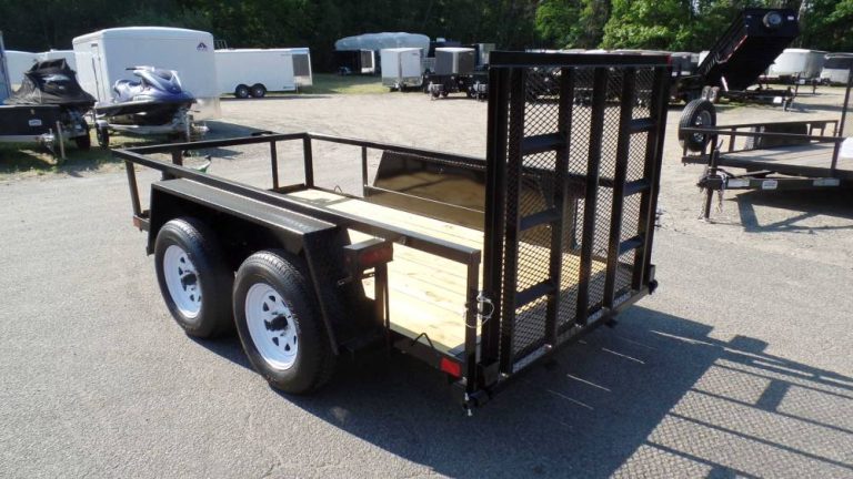 Small But Mighty 5X10 Utility Trailer, Very Low Deck Height to load ...