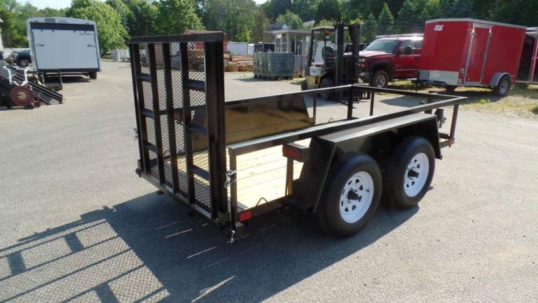 Small But Mighty 5X10 Utility Trailer, Very Low Deck Height to load ...