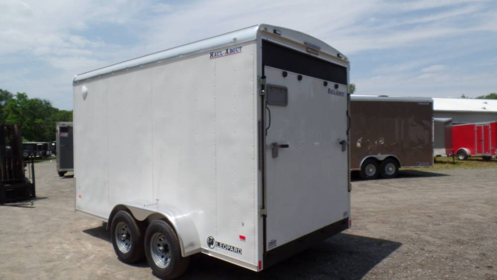 7X14 Enclosed Trailer, with 7'6" interior height! 9,990 GVWR. Extra ...