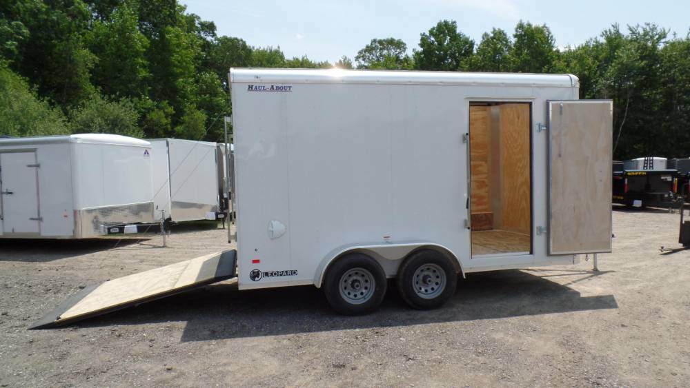 7X14 Enclosed Trailer, with 7'6" interior height! 9,990 GVWR. Extra ...