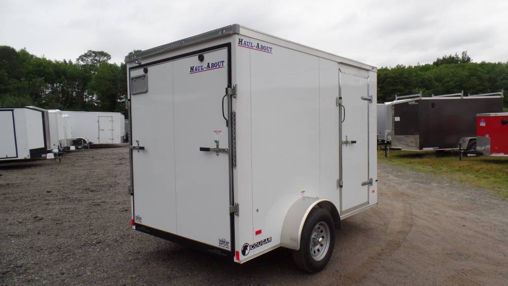 6X10 Enclosed Cargo Trailer, 6'6" interior height, Ramp Door, 2,990 ...