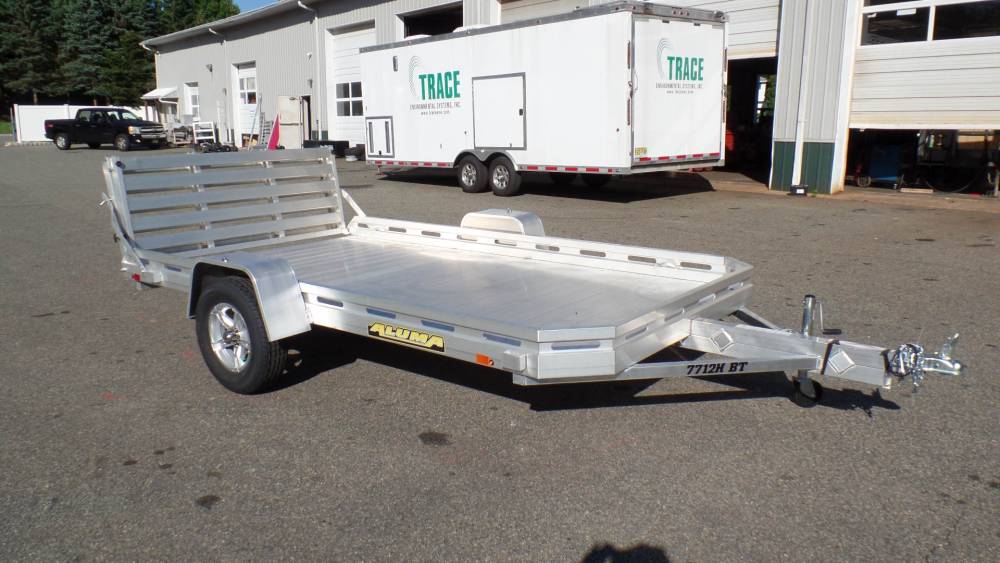 77" wide X 12 ' Utility Trailer, Aluminum Frame and Deck, Aluma Brand ...