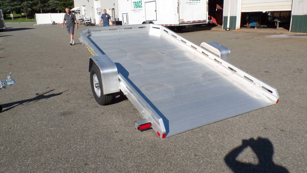 77" wide by 12 ft long TILT Load Aluminum Trailer, our Best - ALUMA EX7712H-TILT-S - Aluminum ...