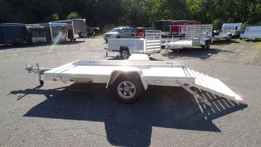 6X10, Aluminum Utility Trailer ALUMA Brand Model 7210H in stock 9-12-23 ...