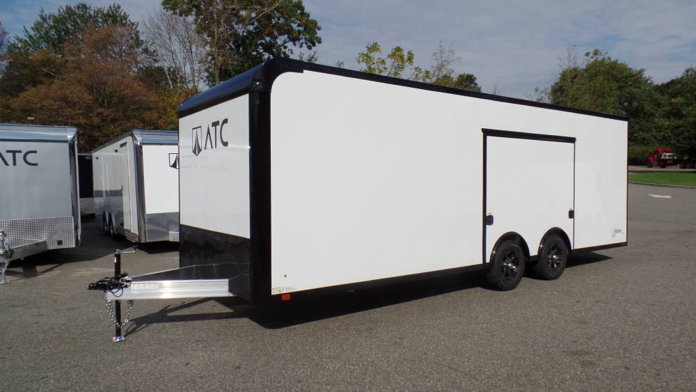 EXAMPLE / ATC Enclosed Car Trailer, Aluminum 8.5X24 - 7 ft. interior ...