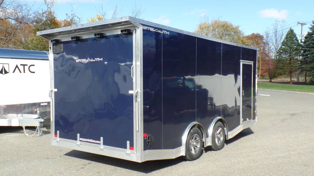 Example of a Custom Alcom Stealth 8.5X18 enclosed car trailer, with ...