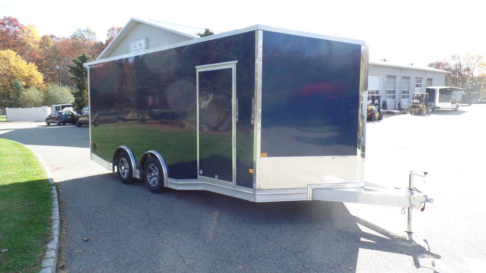 Example of a Custom Alcom Stealth 8.5X18 enclosed car trailer, with ...
