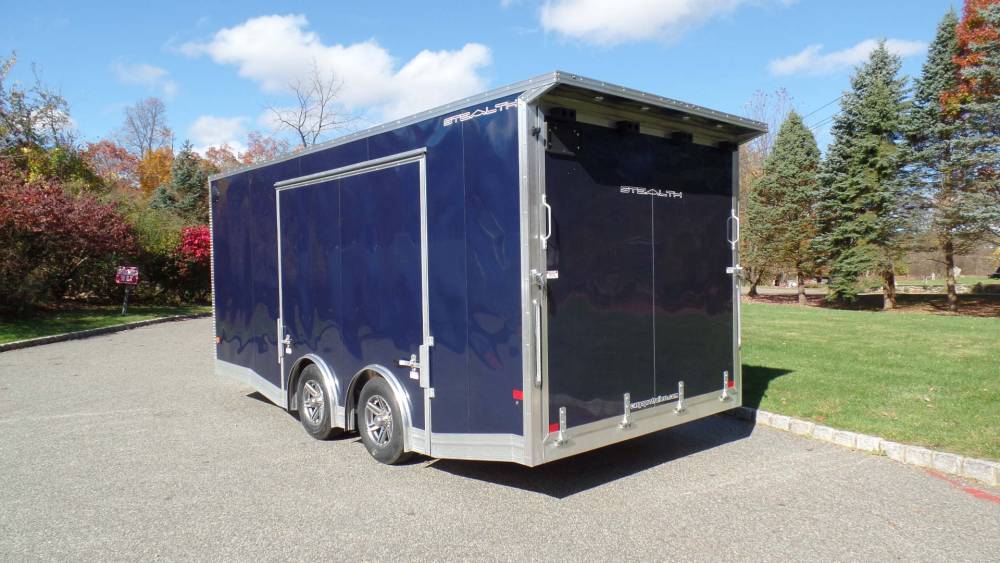 Example of a Custom Alcom Stealth 8.5X18 enclosed car trailer, with ...