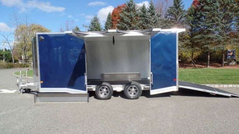 Example of a Custom Alcom Stealth 8.5X18 enclosed car trailer, with ...