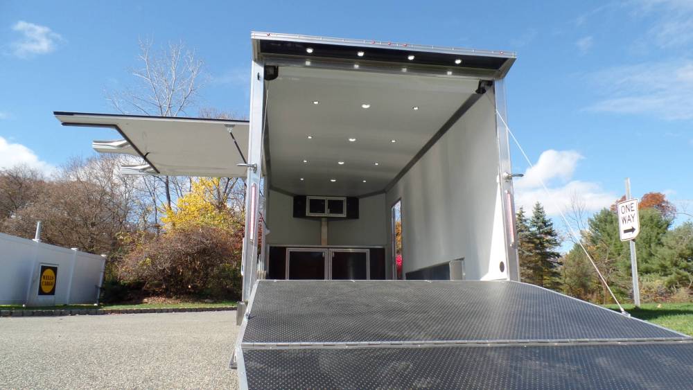 Example of a Custom Alcom Stealth 8.5X18 enclosed car trailer, with ...