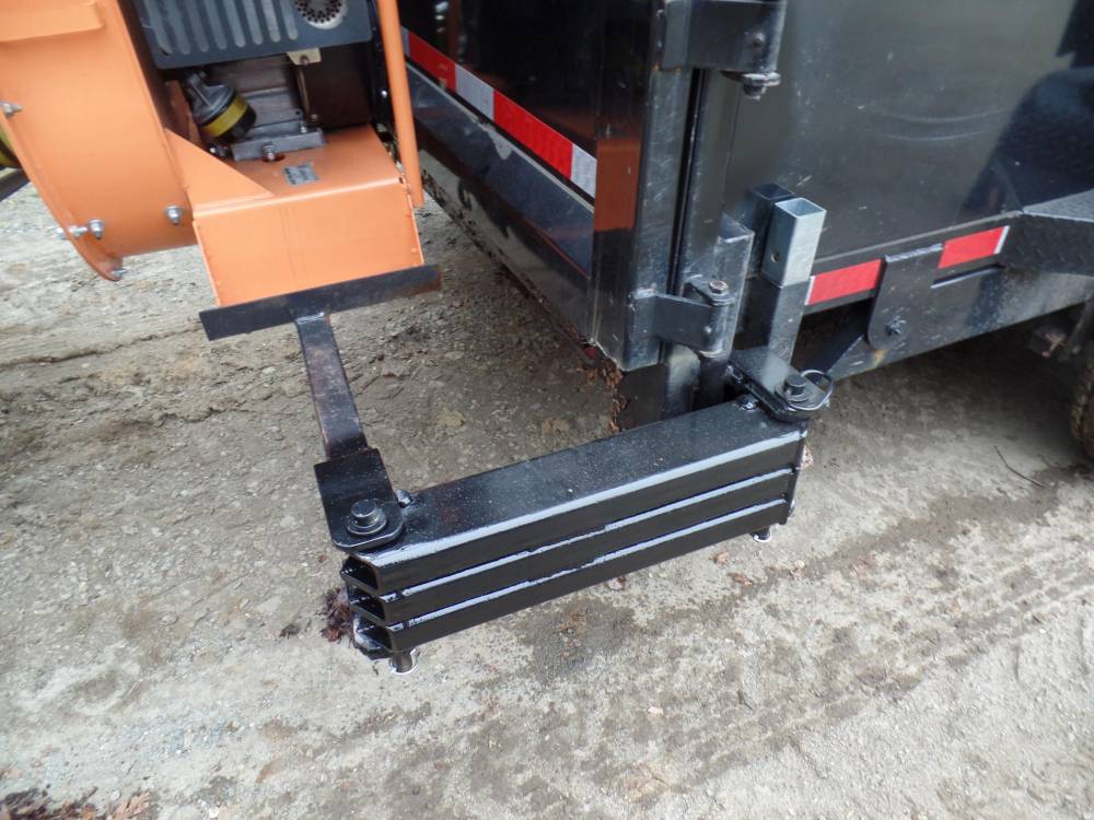 Leaf Vacuum Mount on Back of a Dump Trailer, Swing Around Mount. 270 degrees. - trailer mounted ...