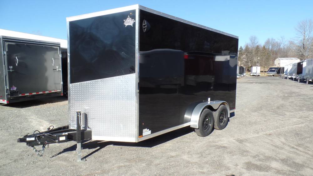 7'X14' Enclosed Trailer with Extra Height, UTV Package 78" clearance at ...