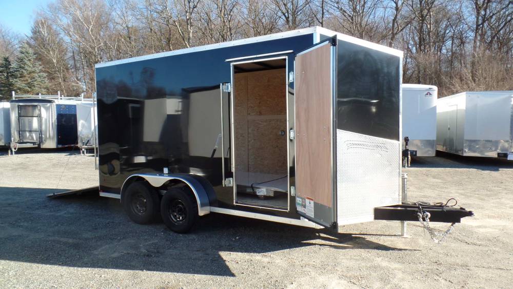7'X14' Enclosed Trailer with Extra Height, UTV Package 78" clearance at ...