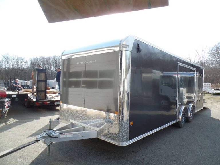 EXAMPLE / 8.5X24 Enclosed Car Trailer, ALCOM Supreme Model, Extruded Aluminum Floor. - Aluminum ...