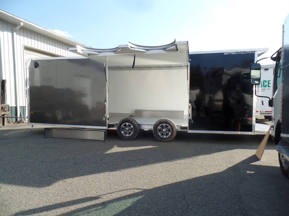 EXAMPLE / 8.5X24 Enclosed Car Trailer, ALCOM Supreme Model, Extruded ...