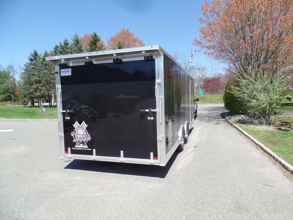 EXAMPLE / 8.5X24 Enclosed Car Trailer, ALCOM Supreme Model, Extruded ...