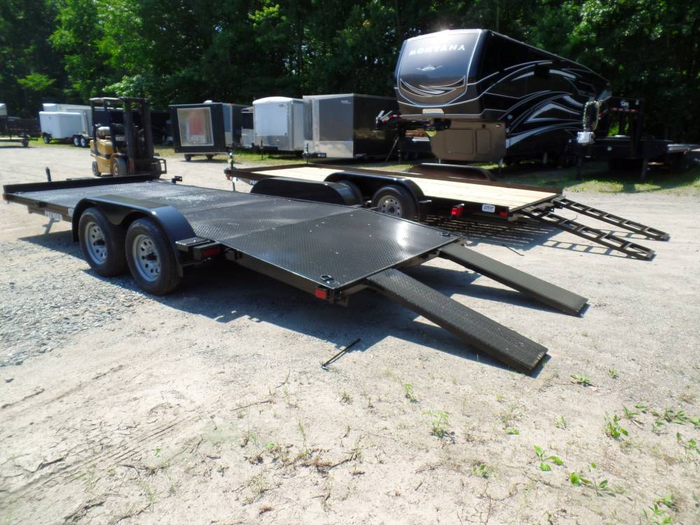 Open Car Trailer 20 ft. long deck, 9,990 lb. GVWR, ALL ALUMINUM Frame ...