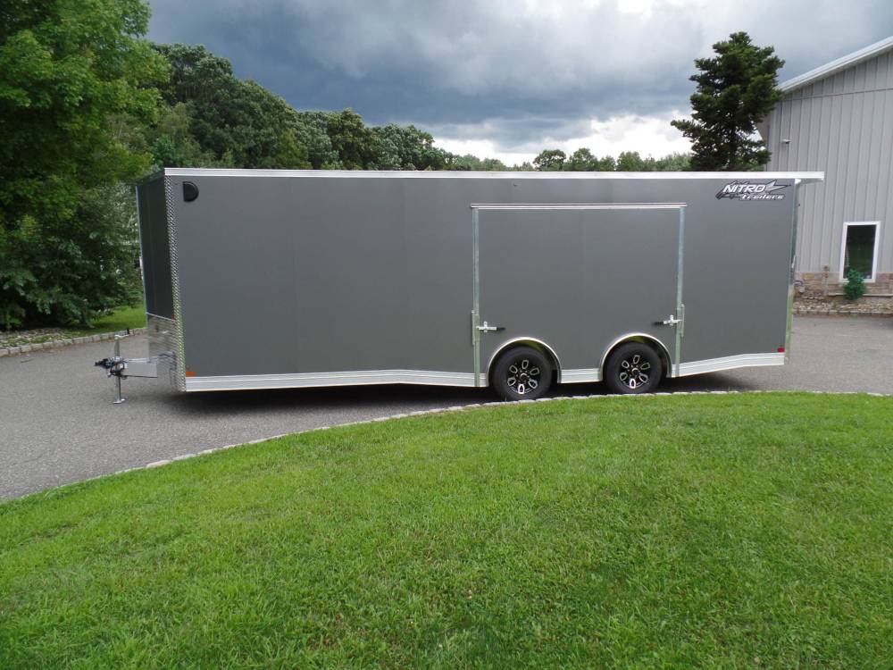 NITRO 8.5X24 V Nose, with Escape Door, Aluminum Frame, Torflex Axles ...