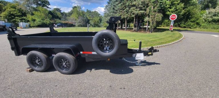 Small but Mighty DUMP Trailer 5X8 with tarp and roller - Aluminum ...
