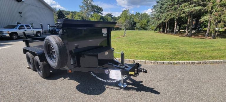 Small but Mighty DUMP Trailer 5X8 with tarp and roller - Aluminum ...