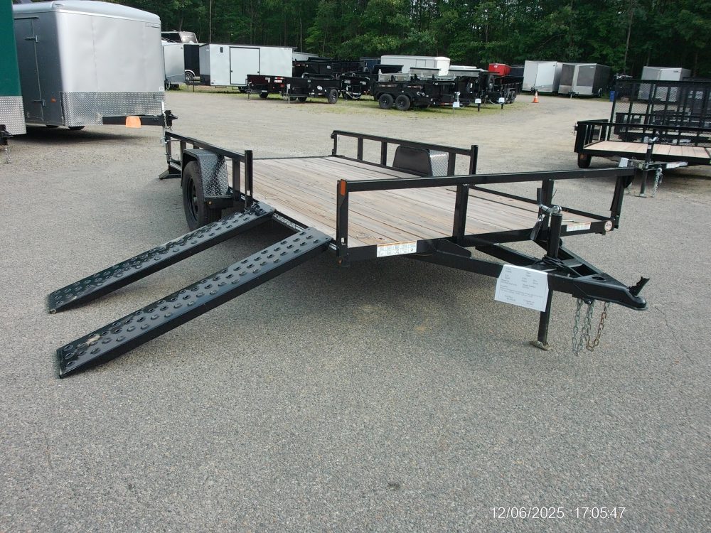 TWO PLACE ATV / QUAD TRAILER, SIDE LOAD RAMPS, 81" wide by 14 ft. long ...