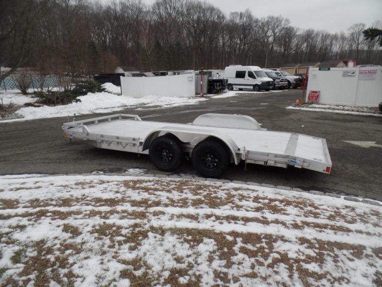 ALCOM Cargo-Pro Open Car Trailer, NEW Model EOCH7X18-7K-A Aluminum ...